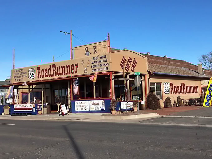 The Road Runner Cafe serves up more than just meals&mdash;it dishes hefty portions of Route 66 heritage with a side of small-town charm.