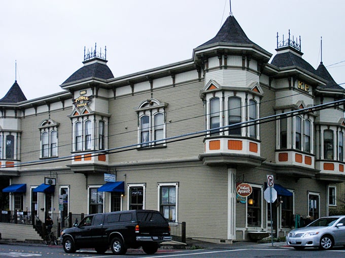 The Pythian Castle stands as Arcata's architectural showstopper &ndash; those spires and bay windows would make Wes Anderson reach for his camera.