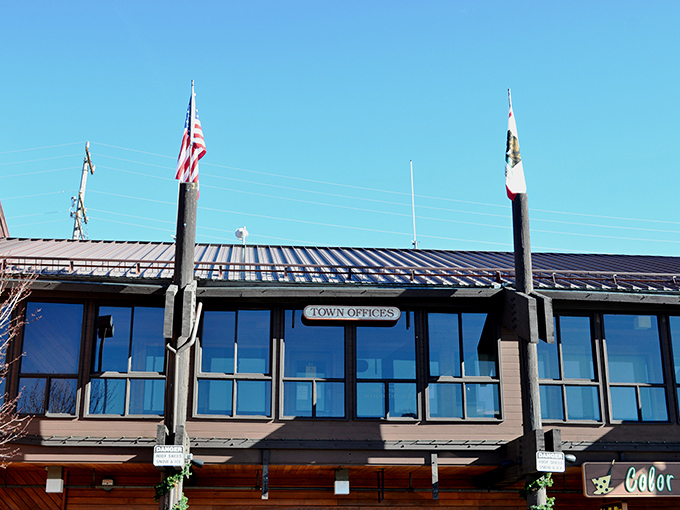 Small-town governance with big mountain views: Mammoth's town offices might handle mundane paperwork, but there's nothing ordinary about conducting civic business in paradise.
