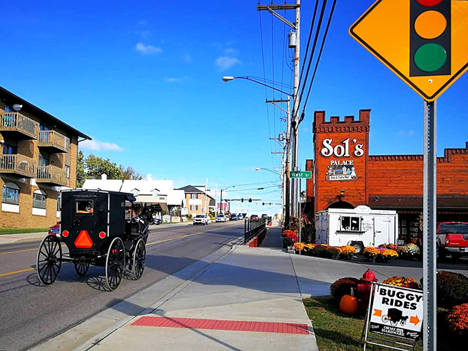 Where horse-drawn buggies and automobiles peacefully coexist, Berlin's streets offer the ultimate "traffic jam" that actually soothes the soul.