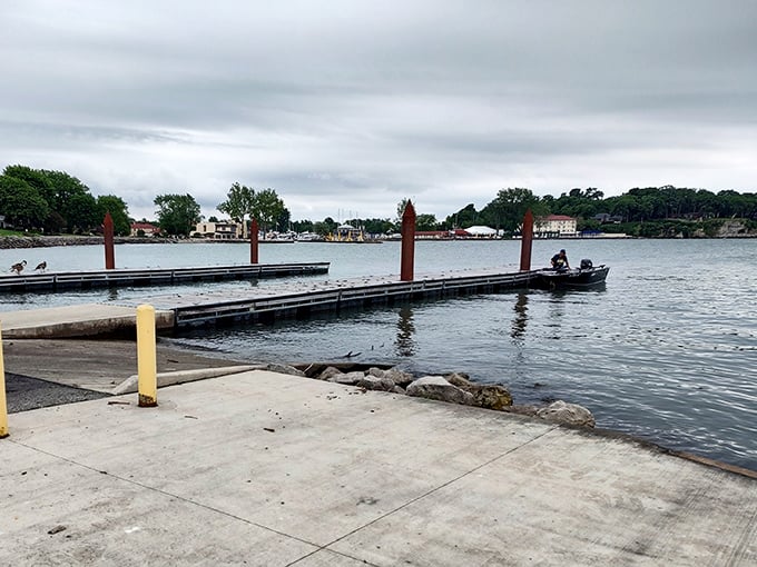 Boaters find their happy place at Catawba's well-maintained launch, where weekend captains and fishing enthusiasts begin their Lake Erie adventures.