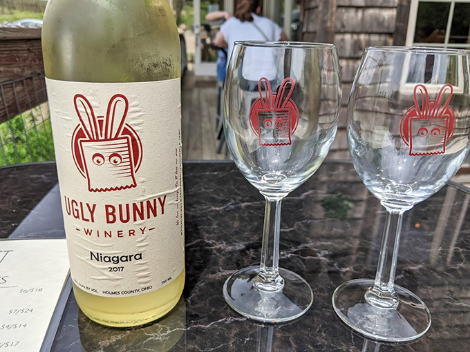 That robot-rabbit logo isn't lying&mdash;there's nothing ugly about these elegant Niagara pours that capture Ohio's terroir in every sip.