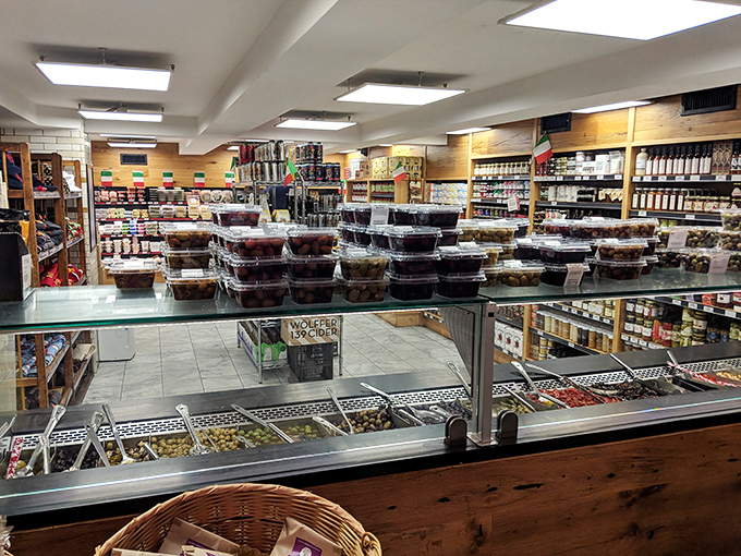 The olive bar and prepared foods section offers a United Nations of Mediterranean delights, proving that cheese isn't the only thing Murray's has mastered.