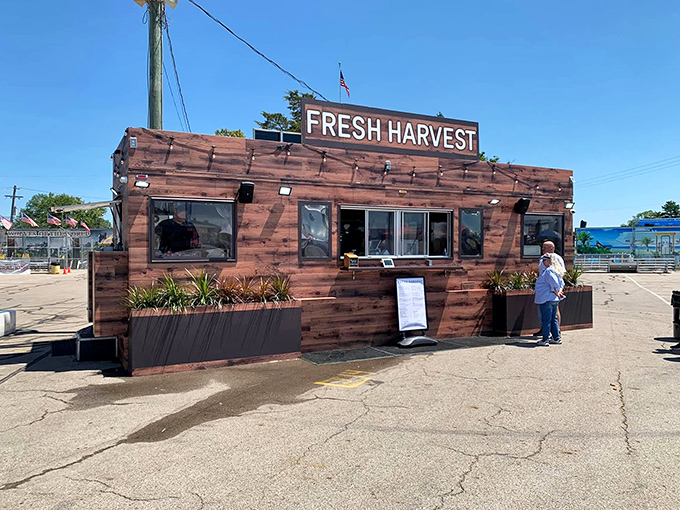 The Fresh Harvest stand proves good things come in rustic packages &ndash; this wooden outpost serves up local bounty with no pretense, just pure Ohio goodness.