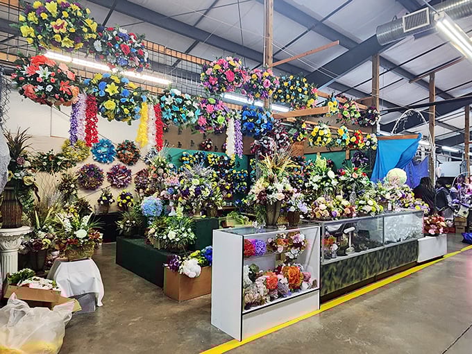 A kaleidoscope of artificial blooms that would make Mother Nature do a double-take. Perfect for those of us whose thumbs are more "call tech support" than green.