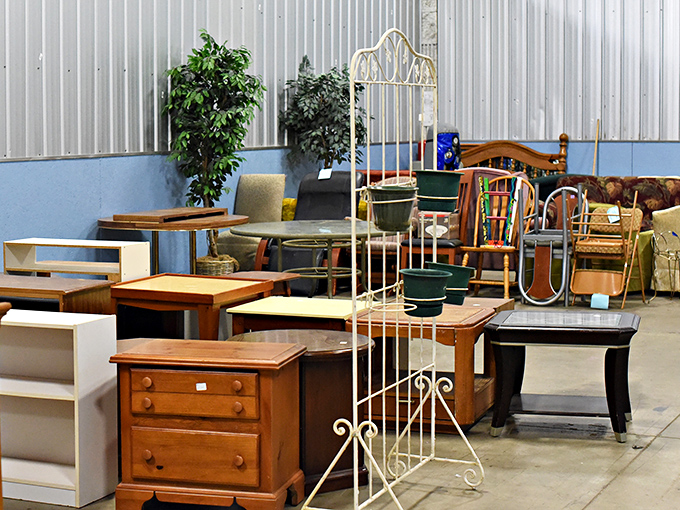 Furniture finds await new homes, from charming nightstands to wrought-iron display pieces&mdash;each with stories to tell and prices that make designers weep with envy.