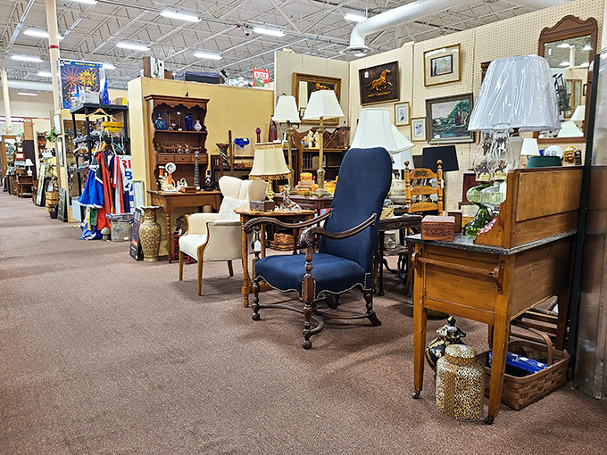 Furniture that tells stories&mdash;each scratch and mark a chapter in someone else's life, now waiting for yours.