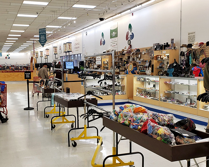 Behold the retail equivalent of the TARDIS &ndash; somehow bigger on the inside! Aisles stretch into infinity, promising discoveries at every turn.