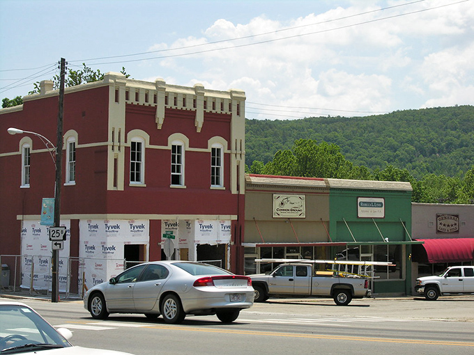 Historic storefronts with modern purpose. This isn't a town frozen in time &ndash; it's one that knows exactly what time it is.