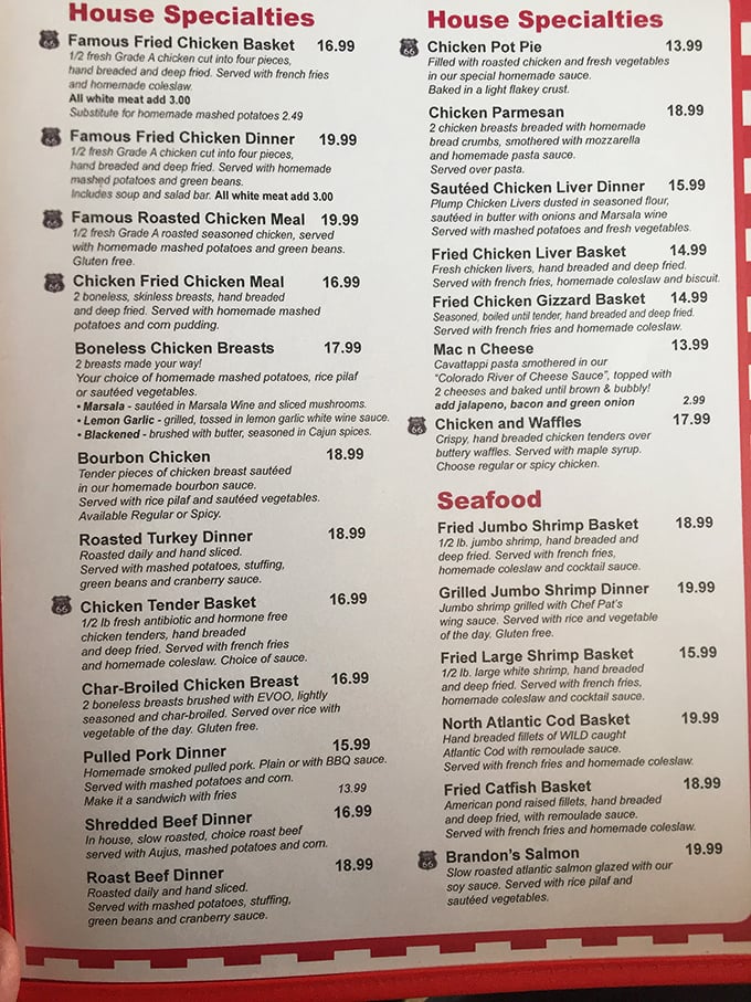 This menu isn't just a list of dishes&mdash;it's a roadmap to happiness. The hardest part is choosing just one entr&eacute;e!