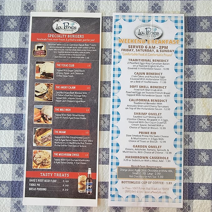 A menu that doesn't need fancy fonts or pretentious descriptions &ndash; just honest food that makes you want to order one of everything.