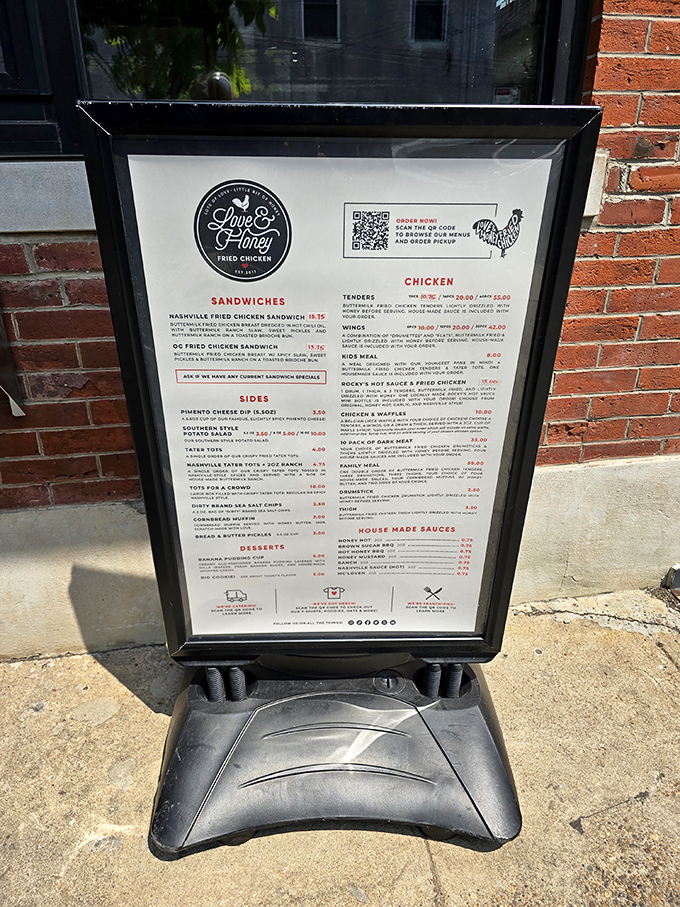 This menu isn't just a list&mdash;it's a roadmap to happiness. Every option promises a different path to comfort food nirvana.