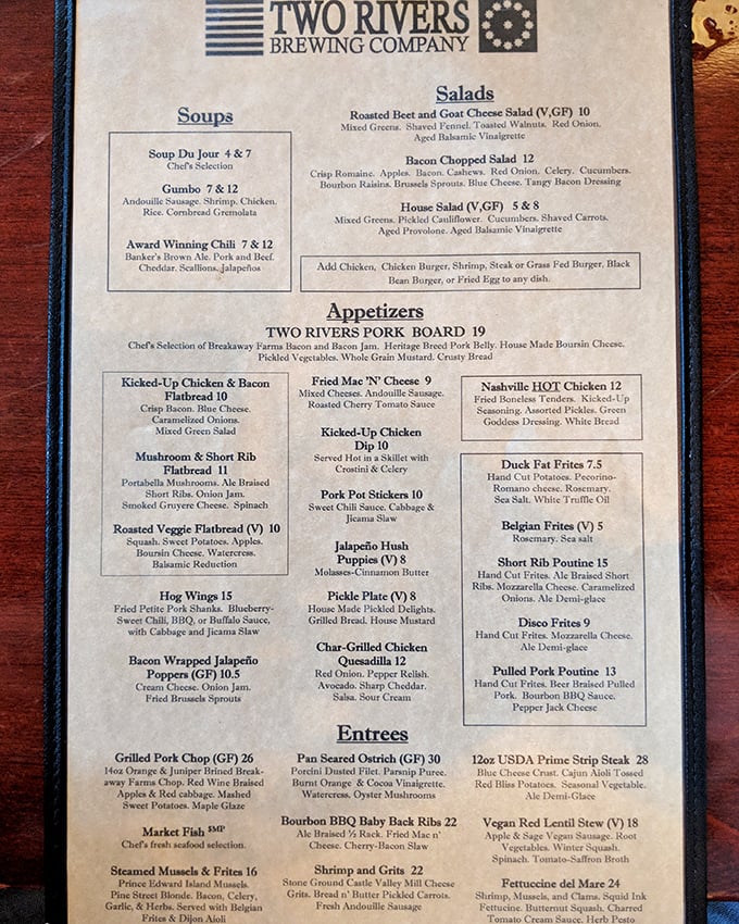 A menu that reads like a love letter to comfort food&mdash;each description promising flavors worth crossing county lines for.