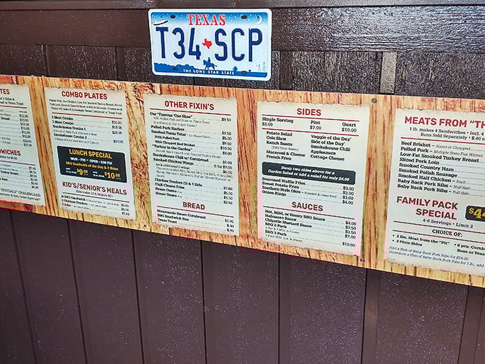 That Texas license plate isn't just decoration&mdash;it's a promise that these folks take their barbecue heritage as seriously as Texans take, well, everything.