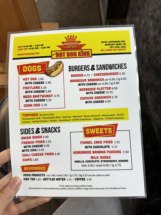 A menu where nothing needs explanation and everything delivers satisfaction. No QR codes, no pretension&mdash;just straightforward deliciousness waiting to happen.