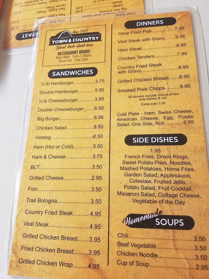 A menu that reads like a love letter to Midwest comfort food. No molecular gastronomy here&mdash;just honest dishes that grandmother would approve of.