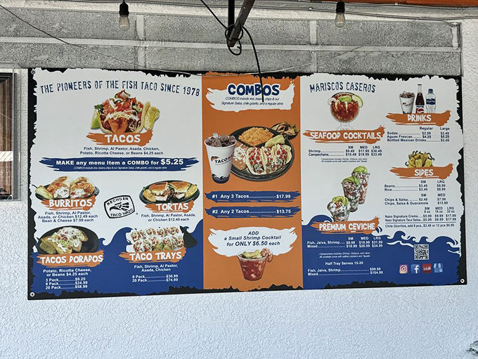 When a menu boldly declares "Pioneers of the Fish Taco," you know you're in for something authentically spectacular. 