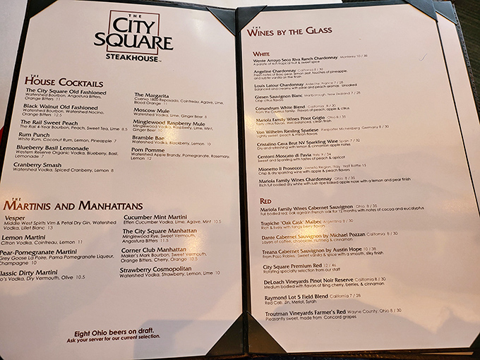 The cocktail menu reads like a love letter to libation enthusiasts. That Black Walnut Old Fashioned is calling my name!