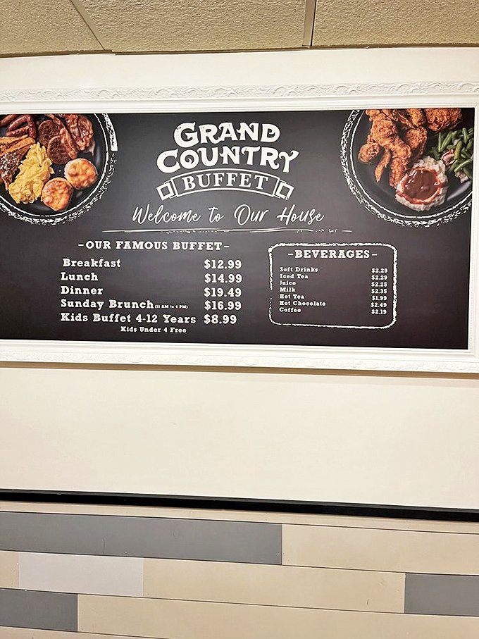 The menu board that launches a thousand food fantasies. Notice how they wisely omit the calorie counts&mdash;some truths are better left untold.