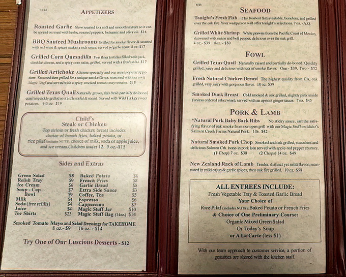 This menu isn't just a list of options&mdash;it's a roadmap to happiness. Each description whispers promises that the kitchen fully intends to keep.