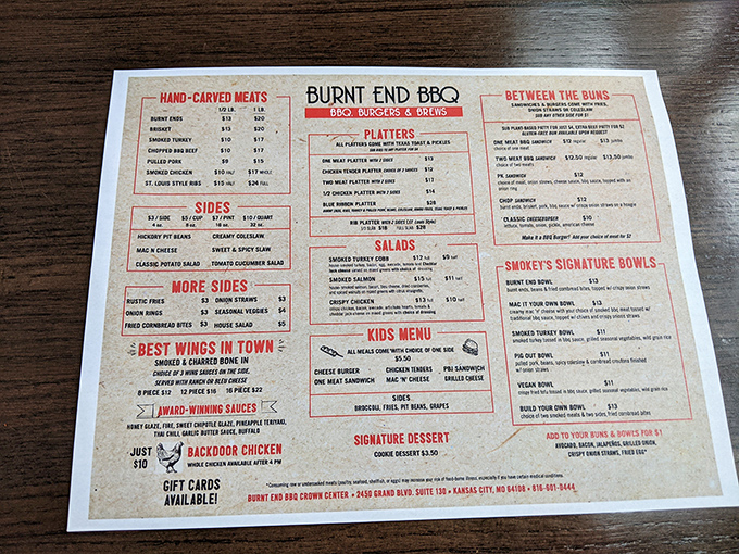 This menu isn't just a list &ndash; it's a roadmap to happiness. Study it like you're cramming for the most delicious exam of your life.