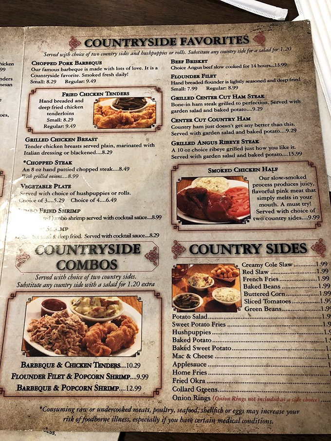 A menu that doesn't need fancy fonts or flowery descriptions&mdash;just honest food that's been perfected over generations.