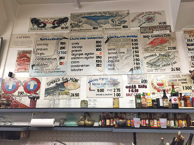 No digital menus here! These handwritten signs have outlasted countless food trends, proving simplicity never goes out of style.