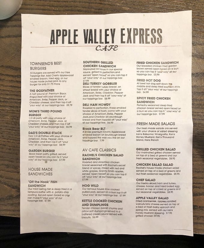 A menu that reads like a love letter to comfort food classics. The "Hog Wild" sandwich alone is worth the drive.