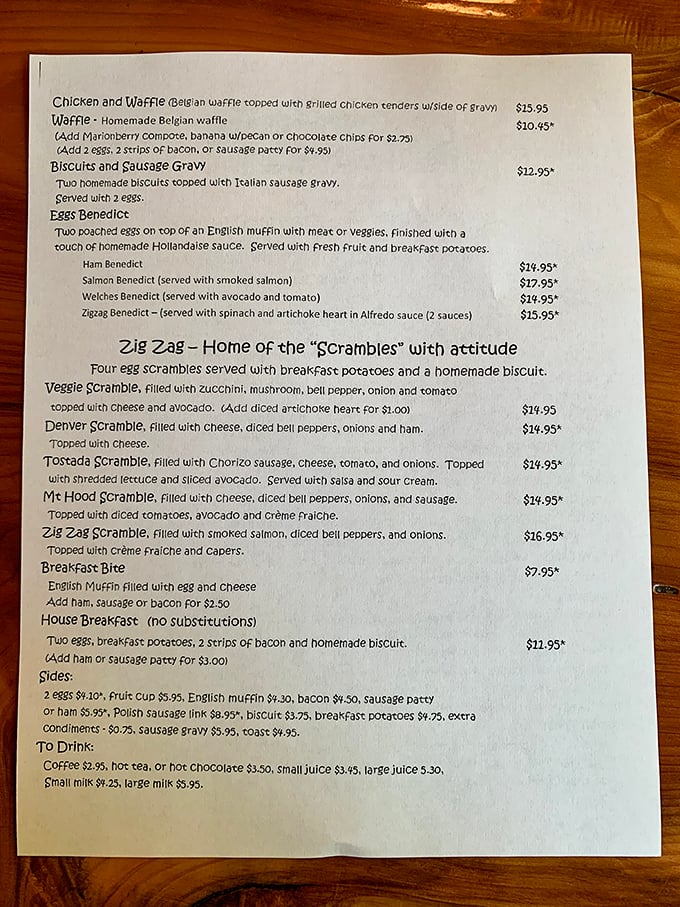 "Home of the Scrambles with attitude" isn't just clever marketing - it's a delicious promise kept with every fluffy bite.