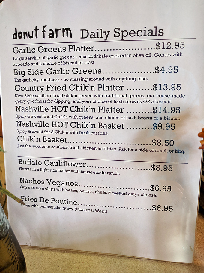 A menu that proves vegan comfort food isn't an oxymoron &ndash; those "Chik'n" options would make a Southern grandmother do a double-take.