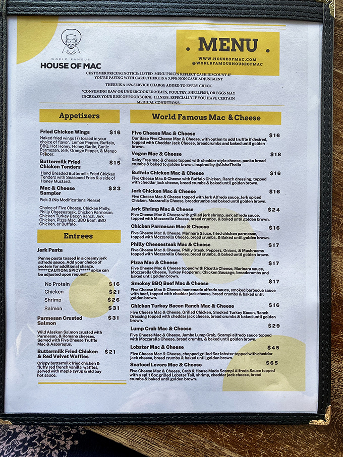 A menu that reads like a love letter to cheese, with each option more tempting than the last.