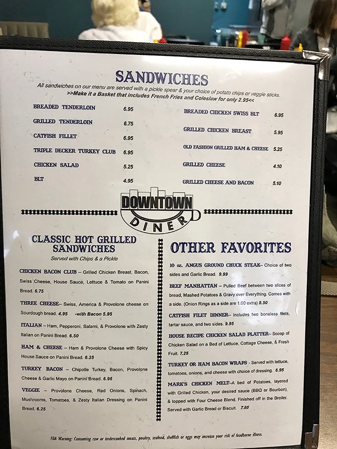 A menu that doesn't need fancy fonts or pretentious descriptions&mdash;just honest food that speaks the universal language of "you're about to be very happy."