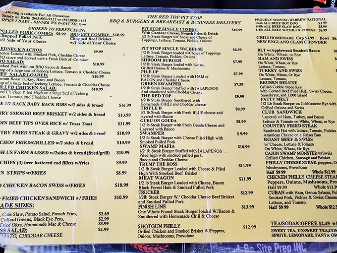 A menu that reads like a love letter to American comfort food. No foams, no reductions, no pretension&mdash;just dishes that make you want to high-five the cook.