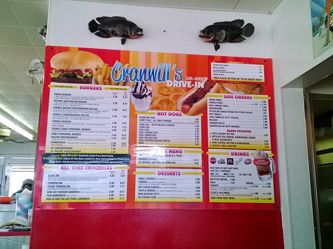 This menu board isn't trying to impress food critics&mdash;it's promising satisfaction with straightforward classics that have kept locals coming back for generations.