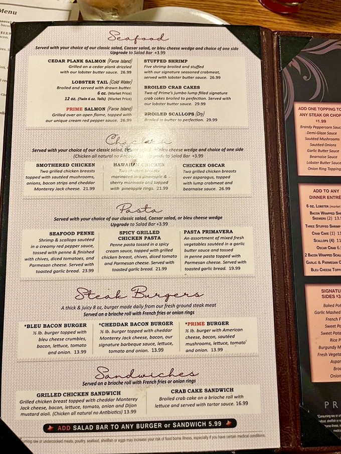 A menu that reads like poetry to meat lovers&mdash;each description a promise of flavors to come, each option more tempting than the last.