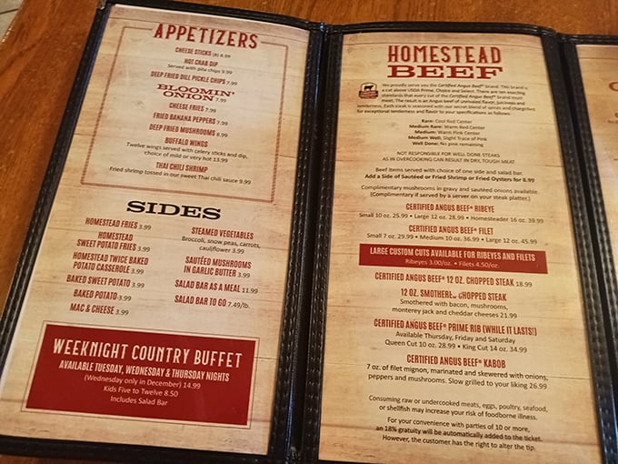 The menu reads like a love letter to protein. Each description promises a journey that your taste buds have been waiting their whole lives to take.