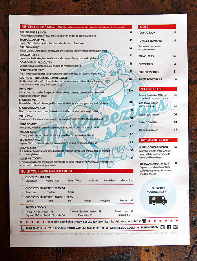 This menu isn't just a list &ndash; it's a roadmap to cheese paradise with detours through comfort food heaven.