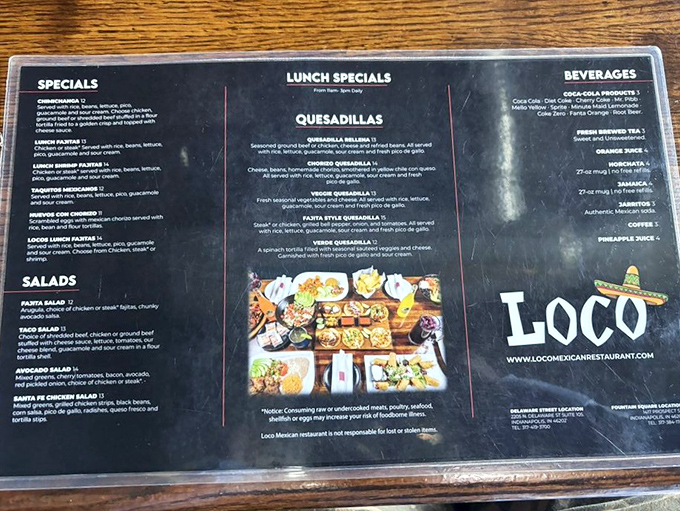 The menu reads like a love letter to Mexican cuisine&mdash;each description promising a flavor fiesta that your taste buds won't soon forget.