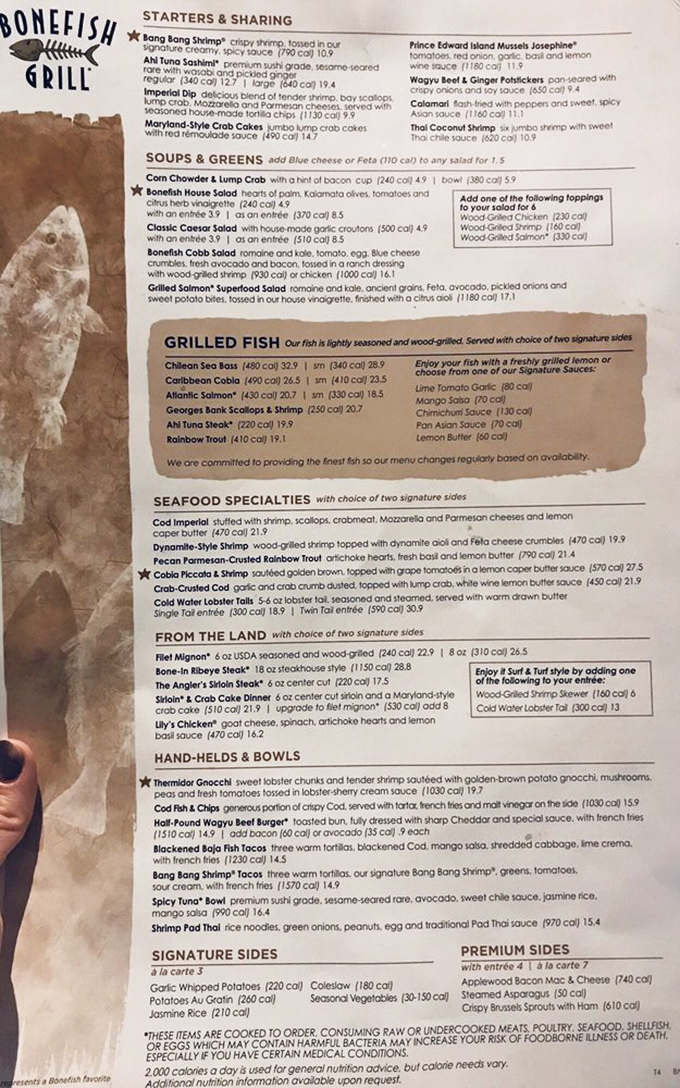 A menu that reads like a love letter to the ocean &ndash; each description promising flavors that make you want to high-five the chef.