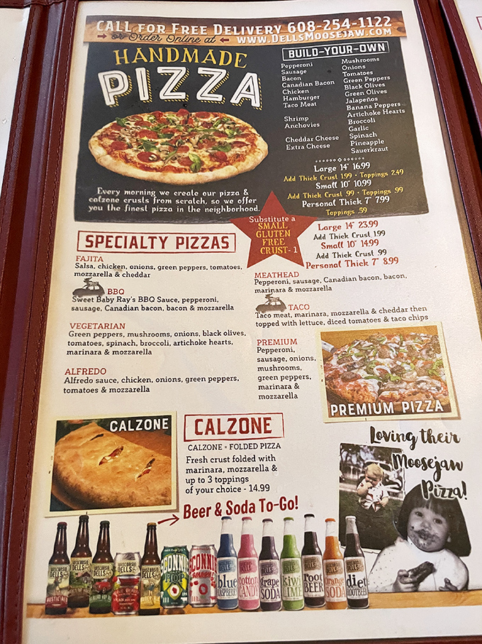 The menu promises handmade pizza treasures that would make any Italian grandmother nod in reluctant approval. Those specialty pizzas aren't messing around.