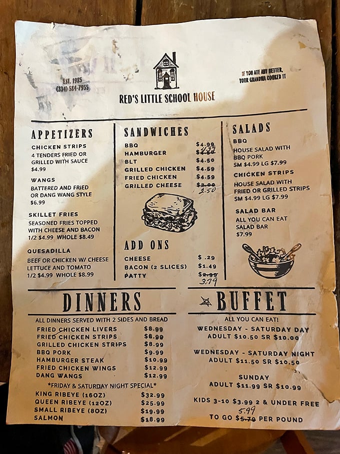 This menu isn't just a list of dishes&mdash;it's a love letter to Southern cooking traditions, complete with the promise that "if you ate any better, your grandma cooked it."