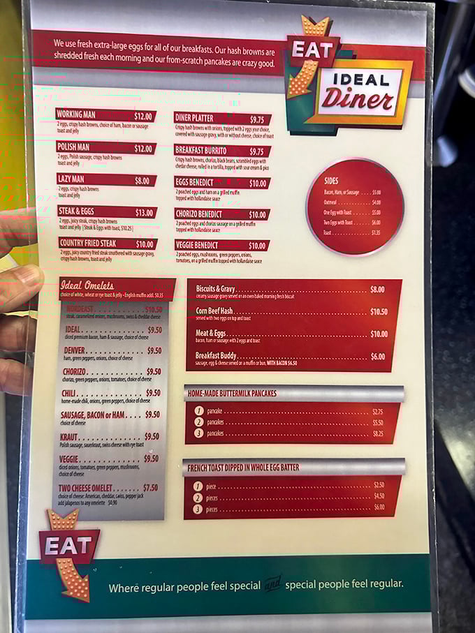 A menu that doesn't need fancy fonts or foodie buzzwords&mdash;just honest promises of plates that will make your day measurably better.