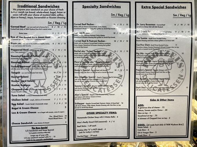 The menu board that's changed less than most Supreme Court justices. When you've perfected sandwich-making, why mess with success?