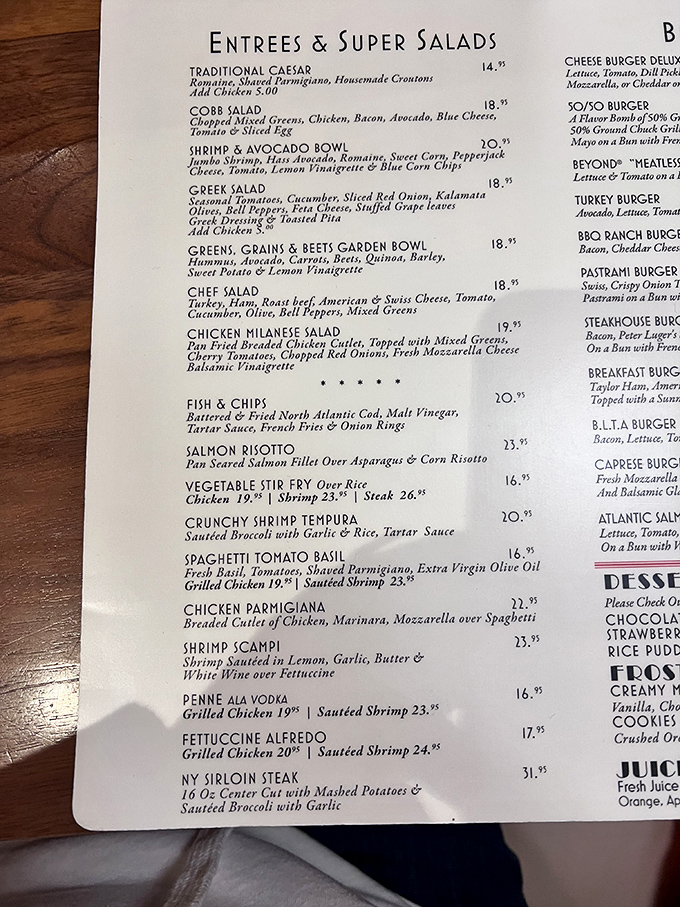 A menu longer than a Russian novel with more plot twists and happy endings. Breakfast, pasta, steak&mdash;the only limitation is your appetite.