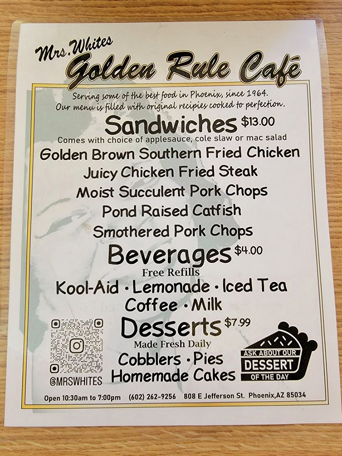 When a menu promises "original recipes cooked to perfection," you know someone takes their craft seriously.