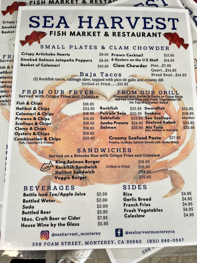 A menu that reads like coastal poetry&mdash;where the star ingredients need little embellishment and the prices won't send you swimming for shore.