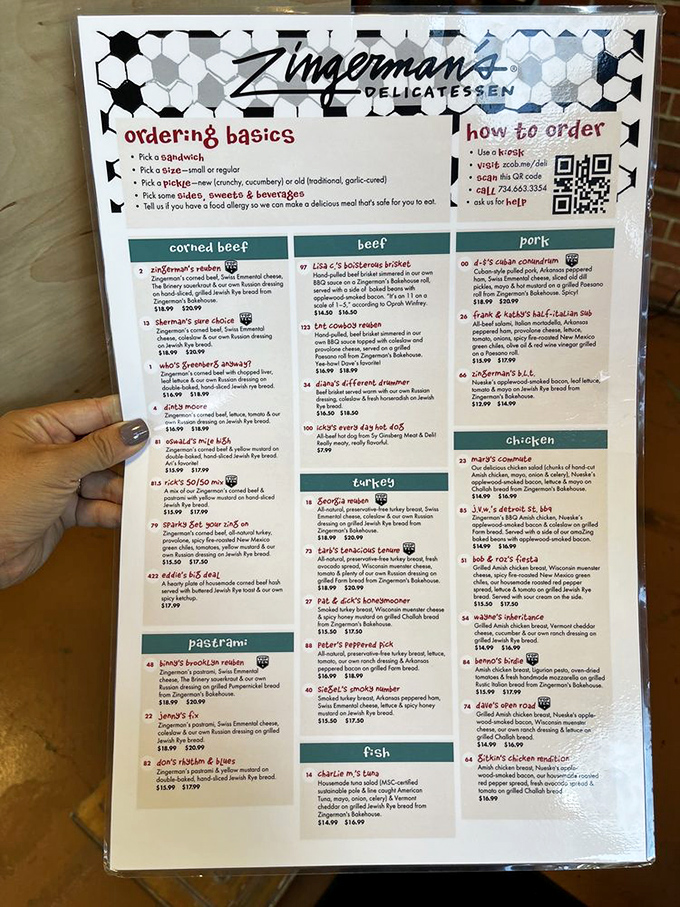 The menu at Zingerman's isn't just a list&mdash;it's a manifesto of deliciousness that requires serious contemplation and perhaps reading glasses.