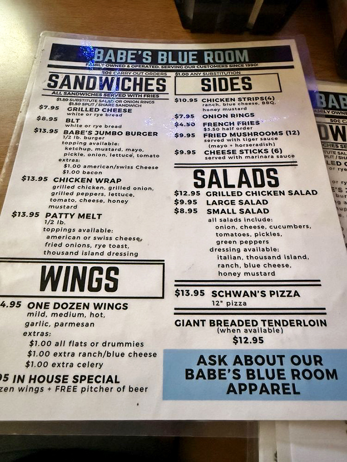 A menu of possibilities that won't break the bank. Classic American comfort food with no pretension&mdash;just the promise of satisfaction that keeps locals coming back.