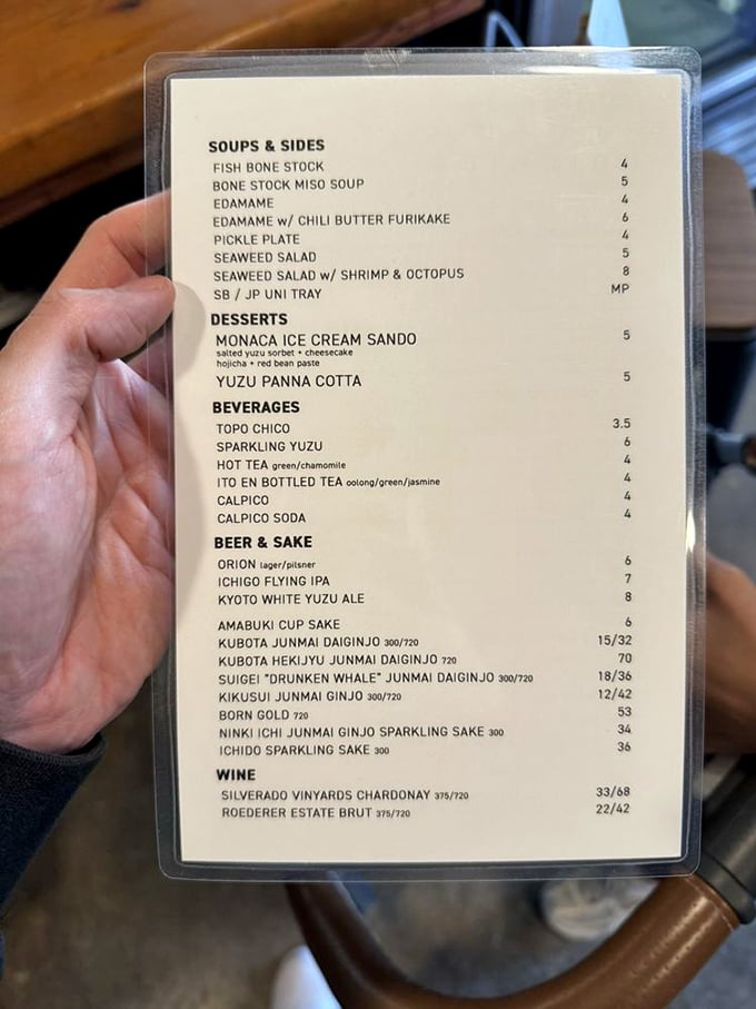 This menu reads like a haiku of deliciousness &ndash; bone stock miso soup, yuzu panna cotta, and sake selections that would make Tokyo jealous.