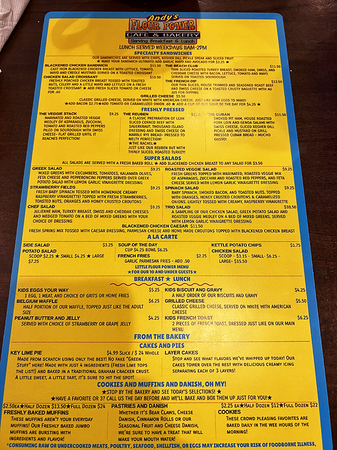 This menu isn't just a list of food&mdash;it's a roadmap to happiness. Each description promises a culinary adventure worth taking.